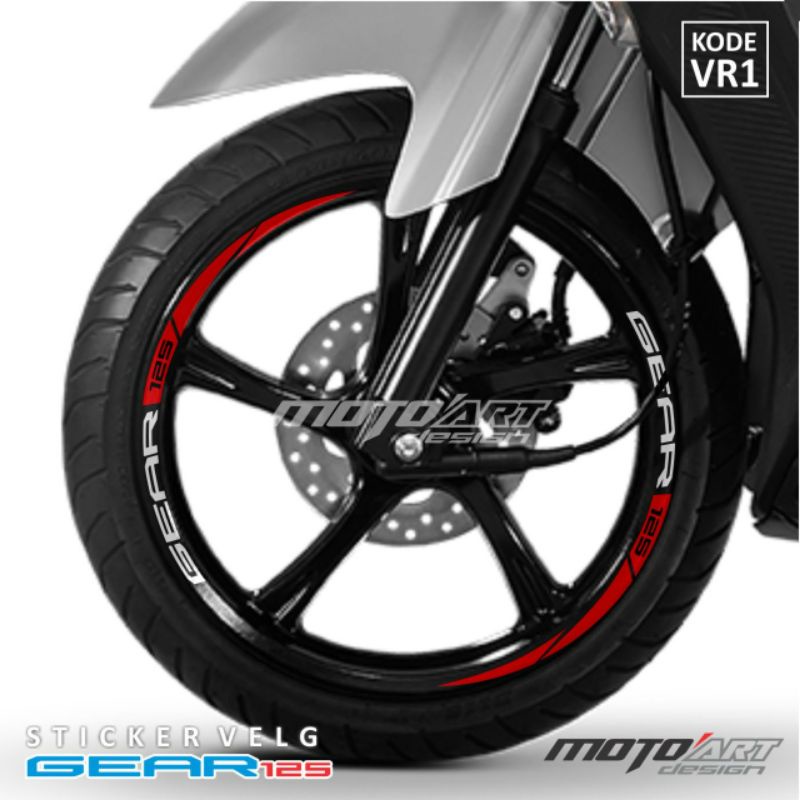 Jual STIKER VELG YAMAHA GEAR 125 CC / CUTTING STICKER | Shopee Indonesia