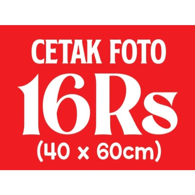 Jual cetak foto ukuran 16rs (40x60) | Shopee Indonesia