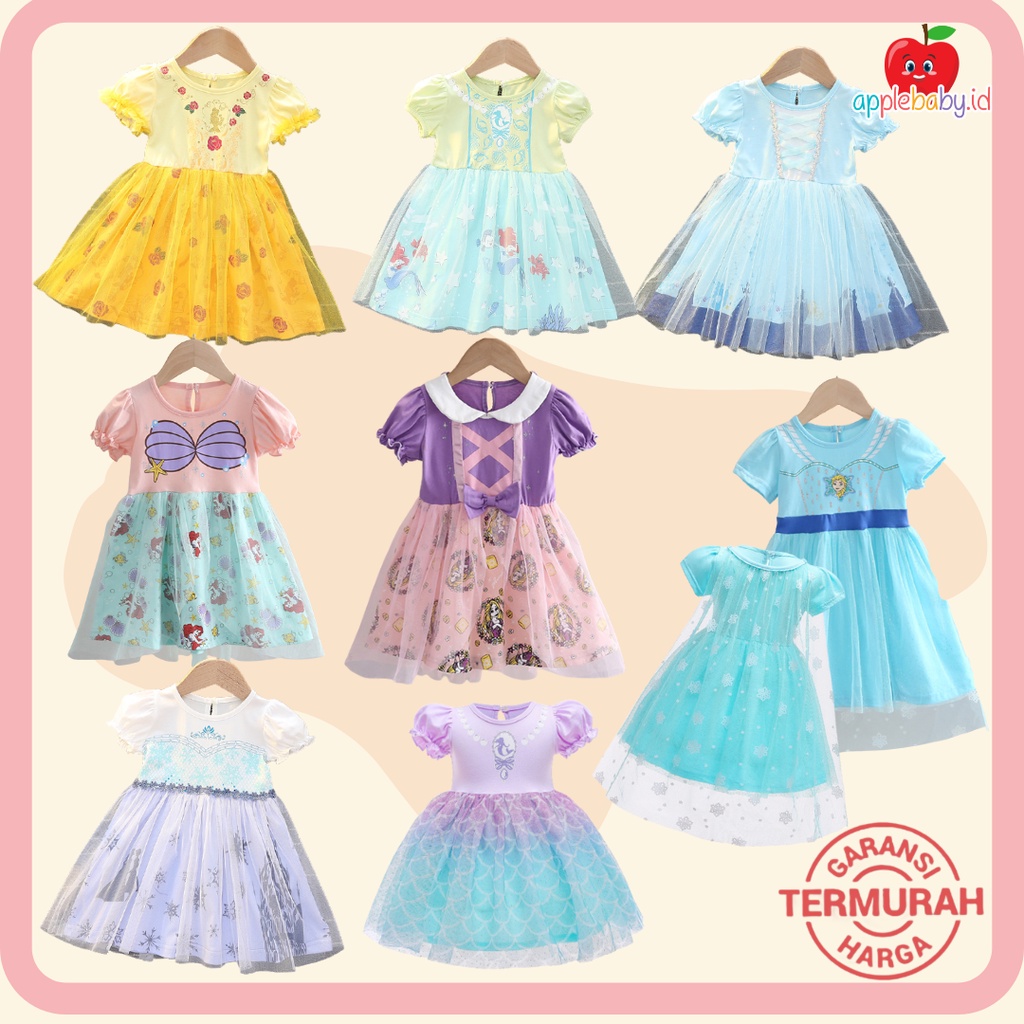 Jual Dress Princess Anak Dress Anak Perempuan Baju Pesta Anak Perempuan ...