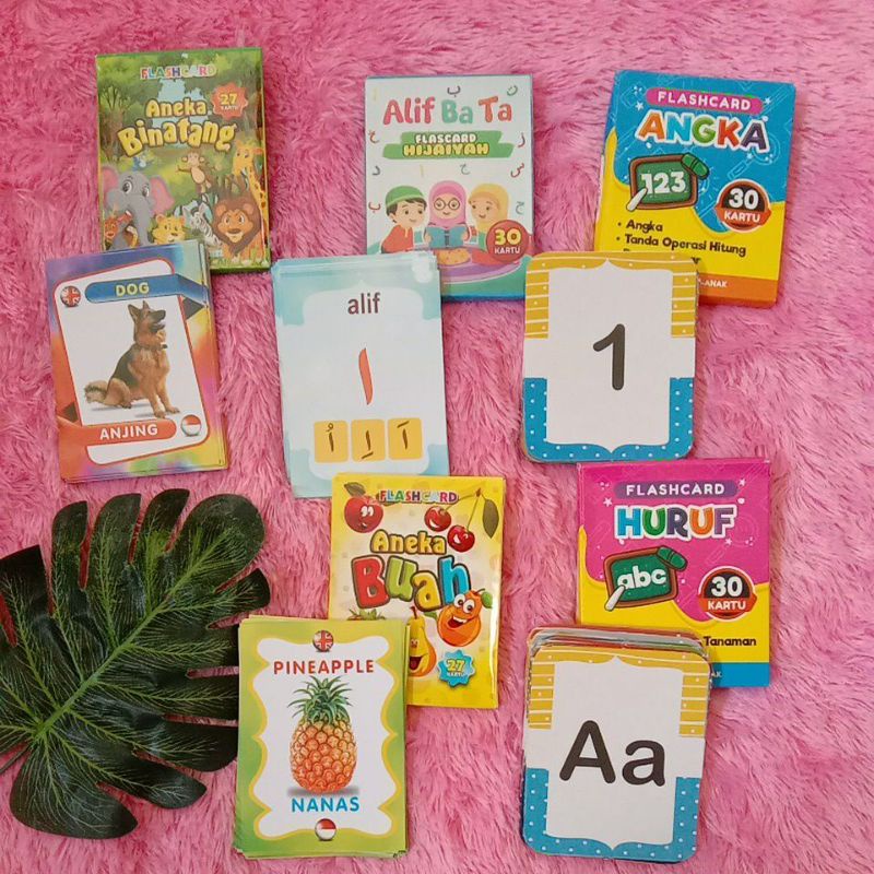 Jual Flashcard mainan edukasi anak balita cerdas COD | Shopee Indonesia