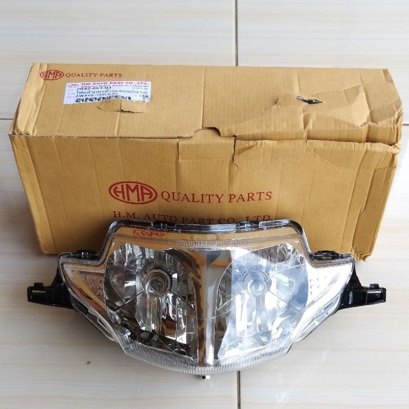 Jual Reflektor Headlamp Head lamp wave 125 supra x 125 old HMA Original ...