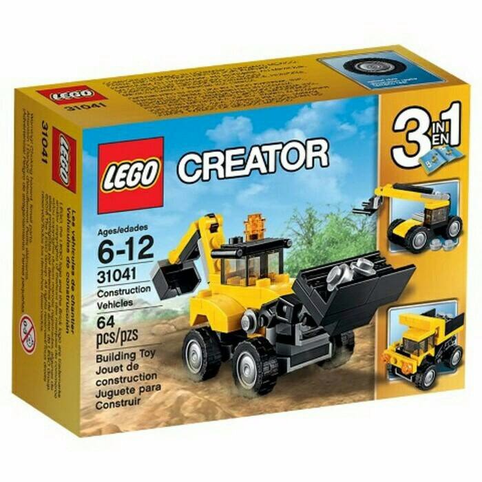 Jual Lego Creator 31041 Construction Vehicles KS96 | Shopee Indonesia
