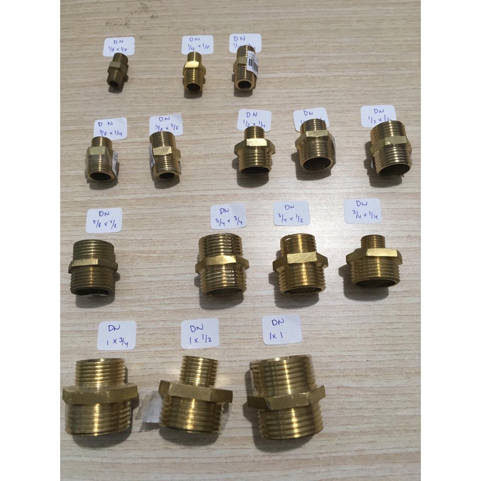 Jual DOUBLE NEPLE KUNINGAN 1 X 1 | Shopee Indonesia