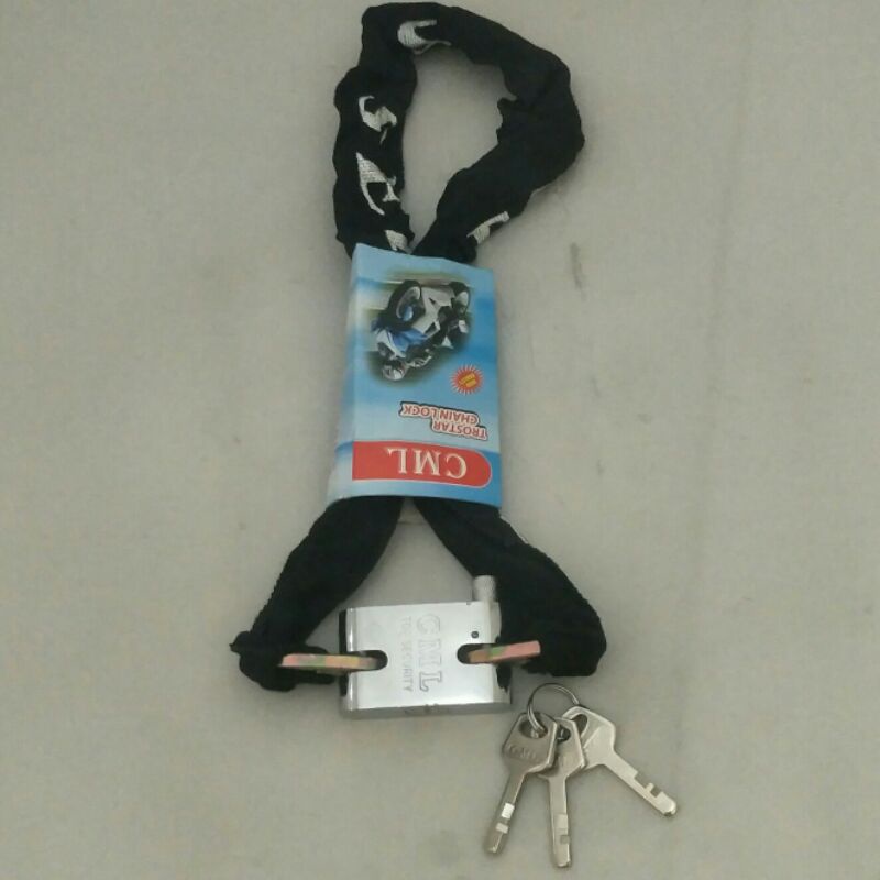 Jual Kunci gembok rantai motor 80 cm camel,gembok rantai pagar rumah ...