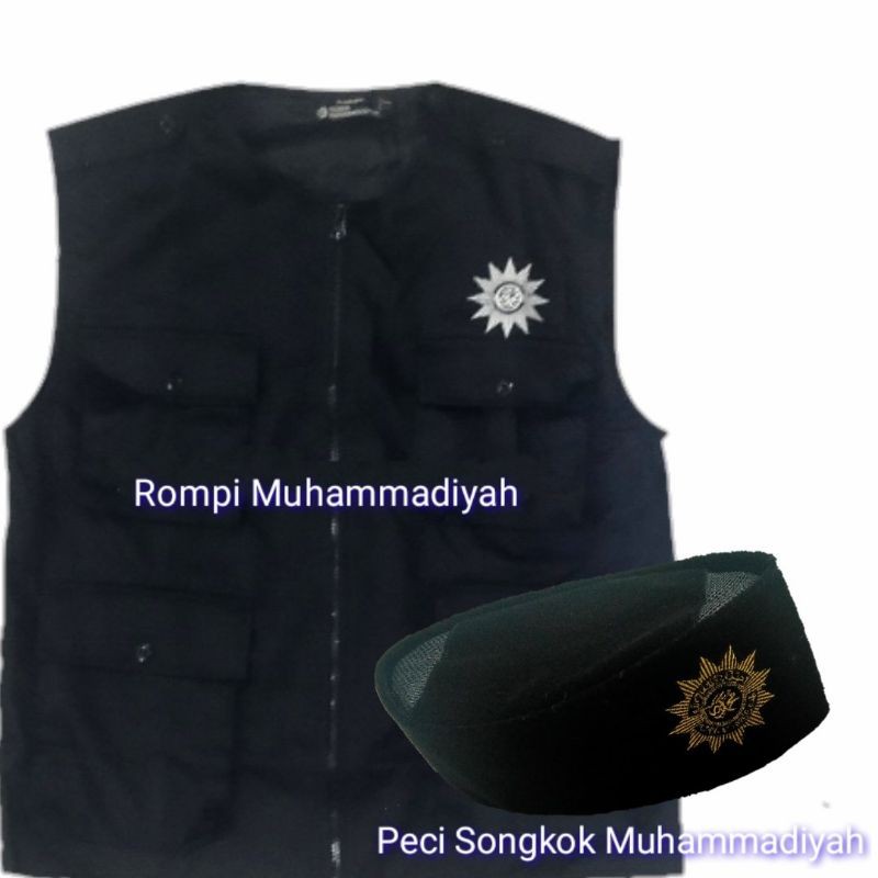 Jual Muhammadiyah Paket Rompi Lapangan Dan Peci | Shopee Indonesia