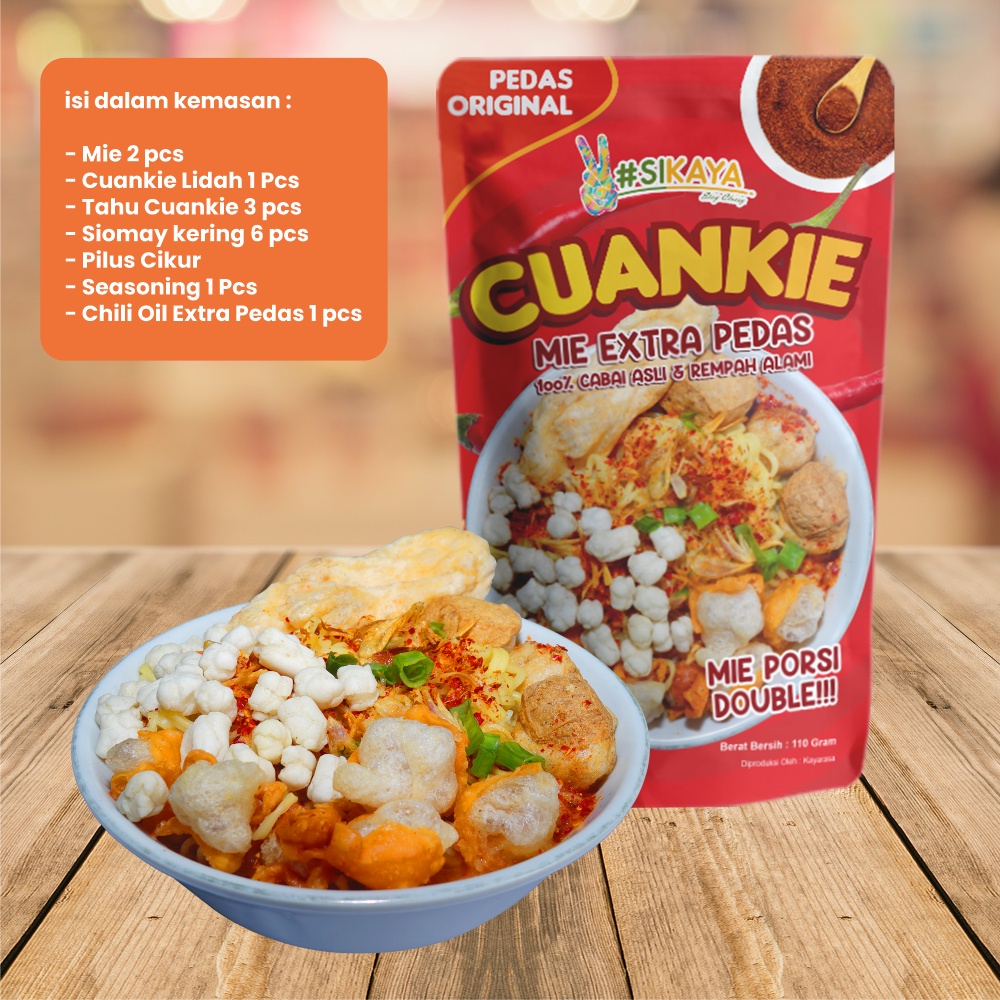 Jual Cuanki Instan/Cuanki kuah - Cuankie Mie Extra Pedas SIKAYA | Shopee Indonesia