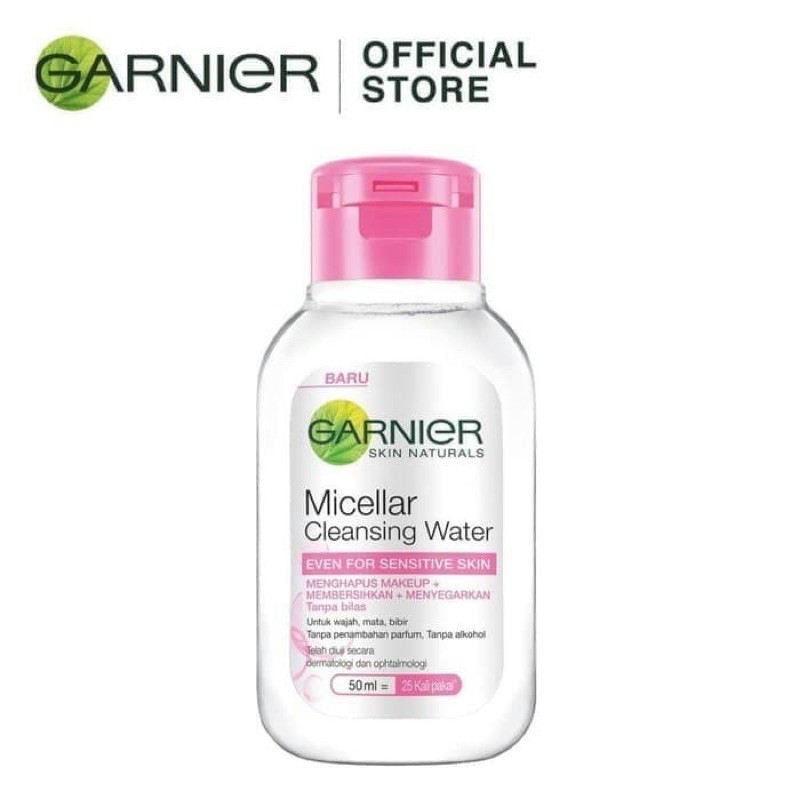 Jual MICELLAR WATER GARNIER 50 ML PINK | Shopee Indonesia