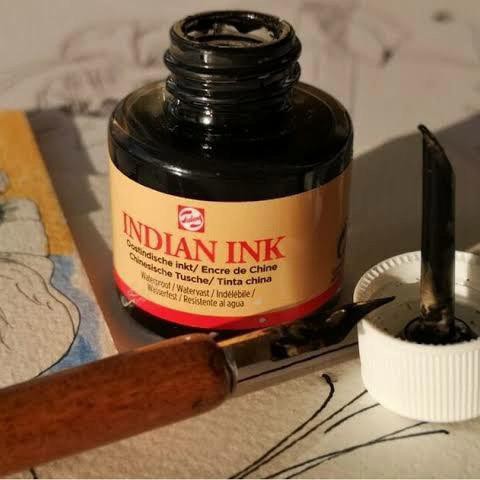 Jual Kaligrafi / Royal Talens Indian Ink Tinta Cina Kaligrafi India ...