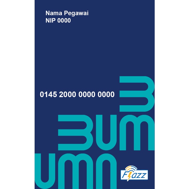 Jual Cetak idcard emoney BUMN Terbaru name tag id card baru GLOSSY ...