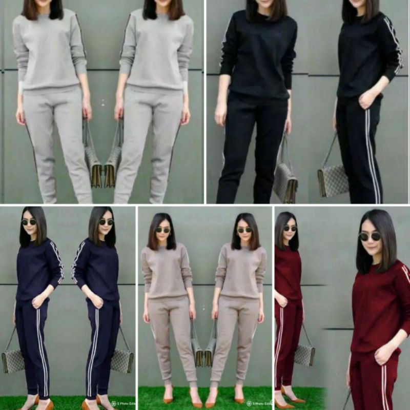 Jual Pakaian Set Training Lina Terbaru Dan Murah Style Korea | Shopee Indonesia