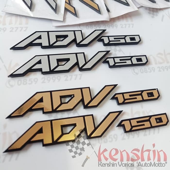 Jual Emblem Logo Sticker Acrylic Timbul 3D Honda ADV 150 | Shopee Indonesia