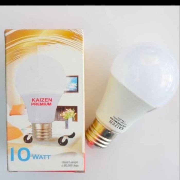 Jual Lampu Led Bulb 10 Watt KAIZEN PREIMUM | Shopee Indonesia