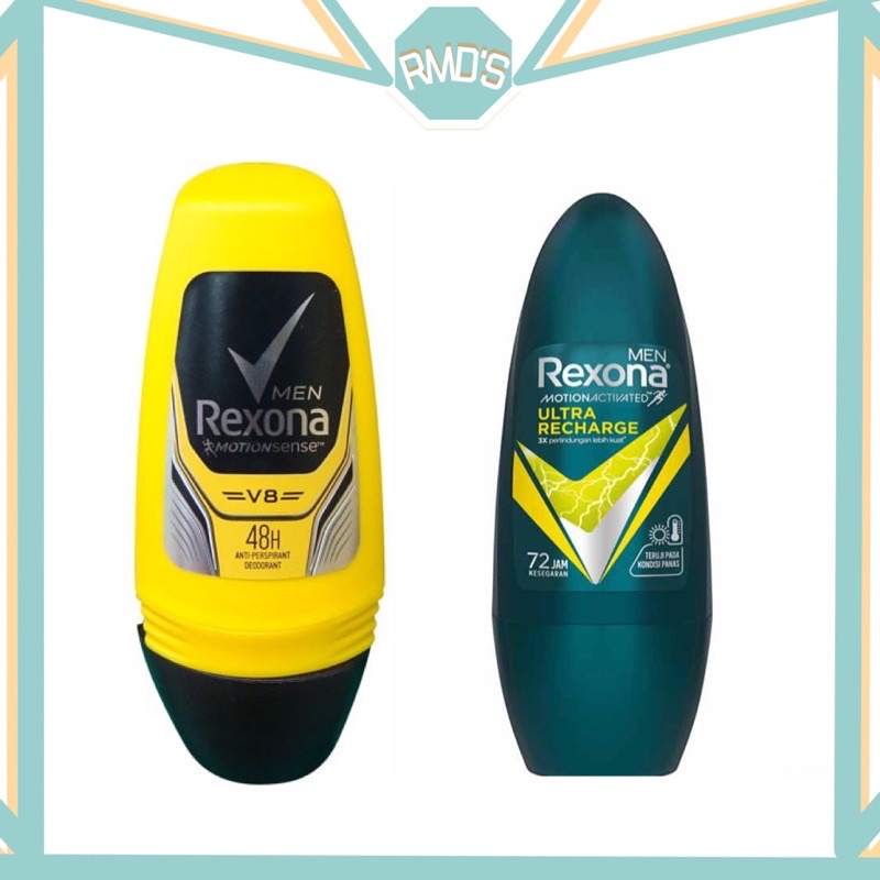 Jual Rexona Men Anti-Perspirant Deodorant Roll On V8 45Ml | Shopee Indonesia