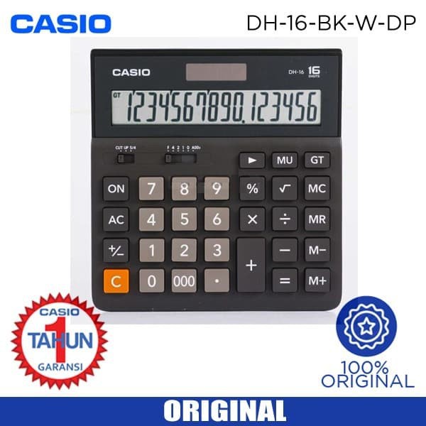 Jual Asaba Bandung - CASIO Calculator DH 16 - KALKULATOR 16 DIGIT ...