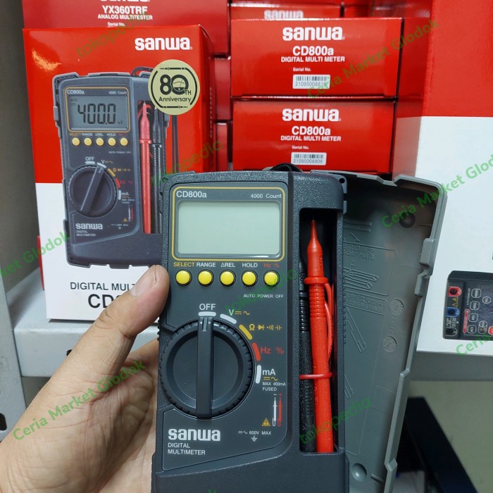 Jual Multimeter digital sanwa cd800a multi tester cd 800 a sanwa ...