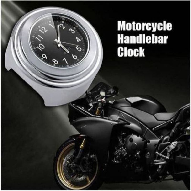 Jual Jam stang Motor Chrome Bahan Stainless Stell | Shopee Indonesia