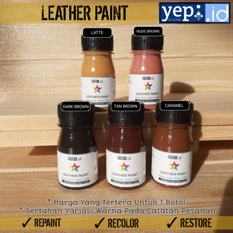 Jual Cat Sepatu Leather Paint - Acrylic Rubber Cat Midsole, Boost - Cat ...