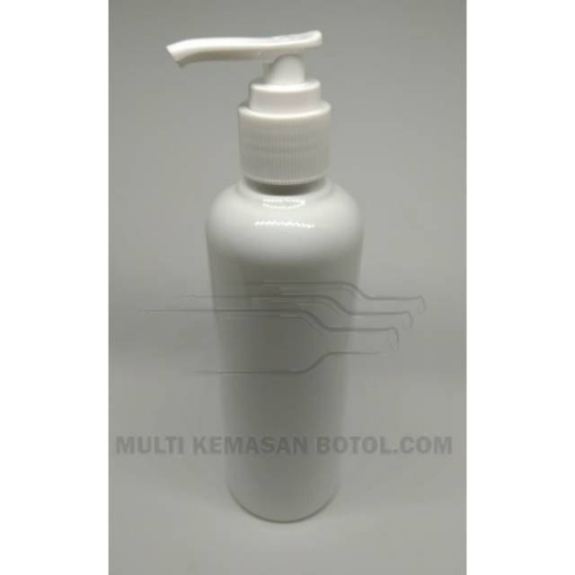 Jual Botol Boston Round 250ml Pump / Botol Shampoo 250ml / Botol Pump 250 ml | Shopee Indonesia