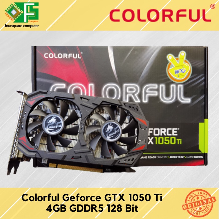Jual VGA CARD Colorful GTX 1050 Ti 4GB | GTX 1050Ti | VGA 4 GB | Shopee ...