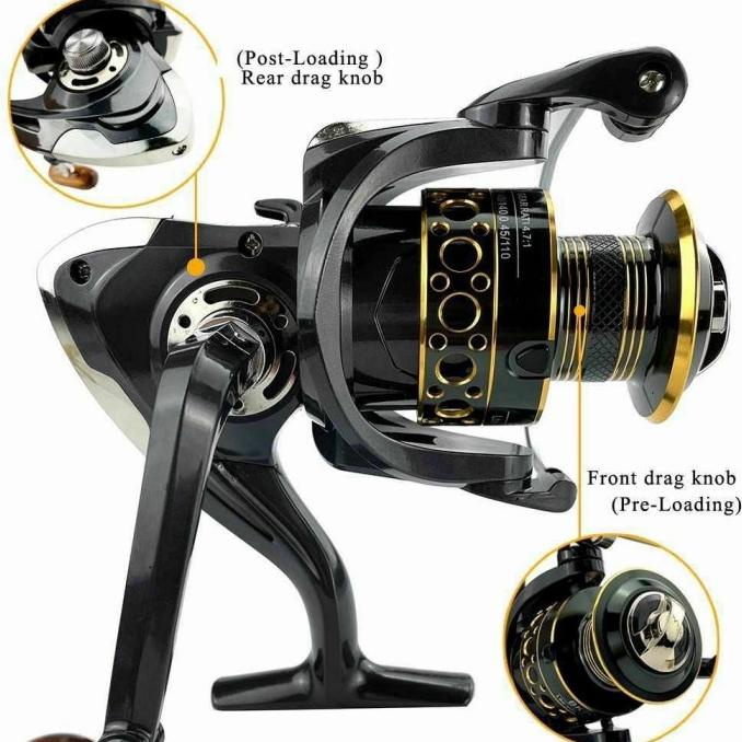 Jual Reel Pancing Katrol Tahan Air Laut Gold Sharking Bk Series 13 ...