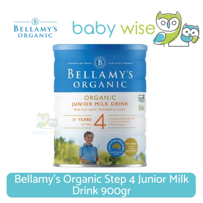 Jual Bellamy's Bellamys Organic Step 4 Junior Milk Drink 3+ Years 900gr ...