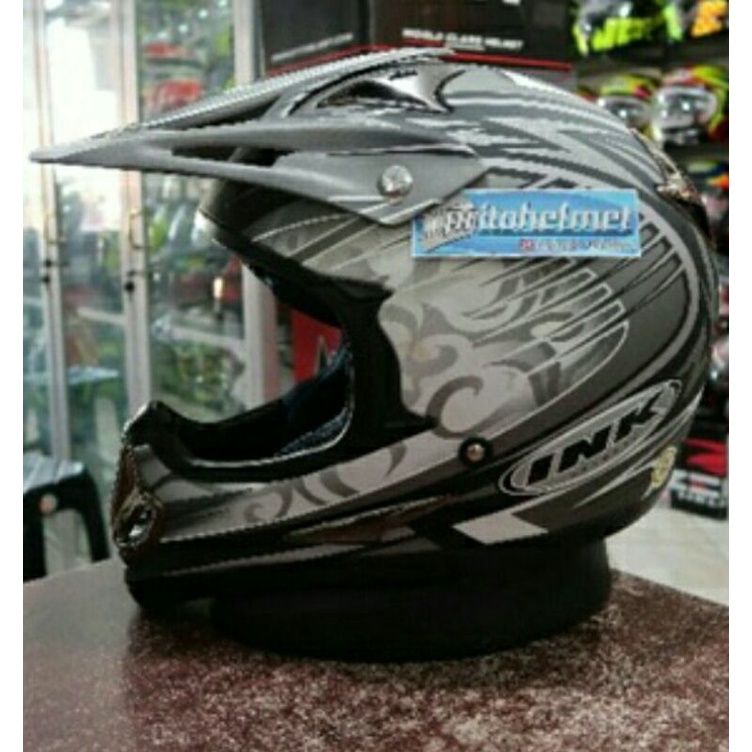 Jual helm cross ink baru 100% terbaik kuat tidak mudah pecah, | Shopee ...