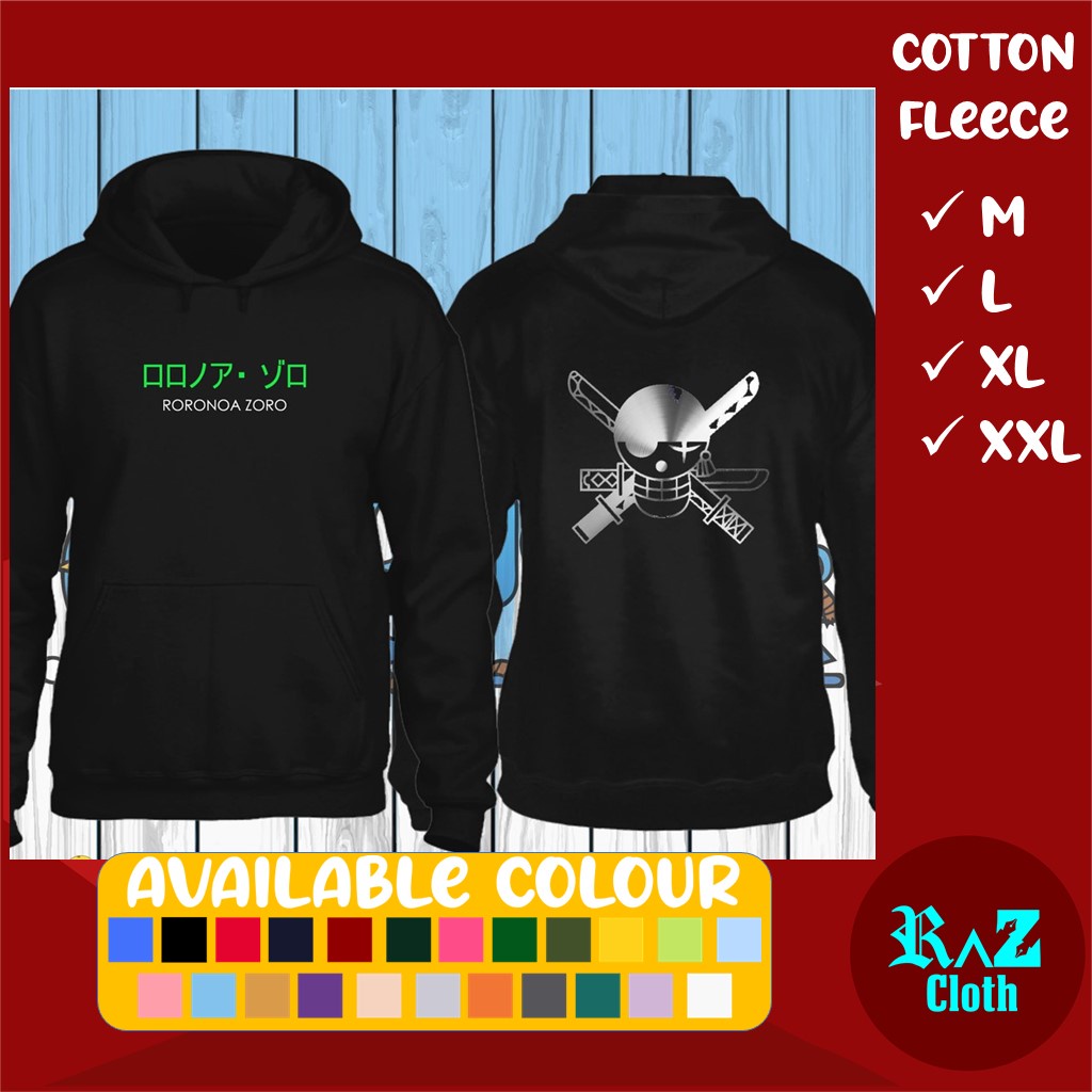 Jual SWITER PRIA KEREN ANIME ONE PIECE RORONOA ZORO BAJAK LAUT PEDANG ...