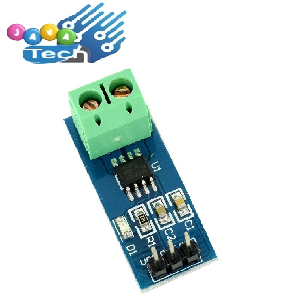 Jual ACS712 30A AC & DC Hall Effect Current Sensor Module | Shopee ...