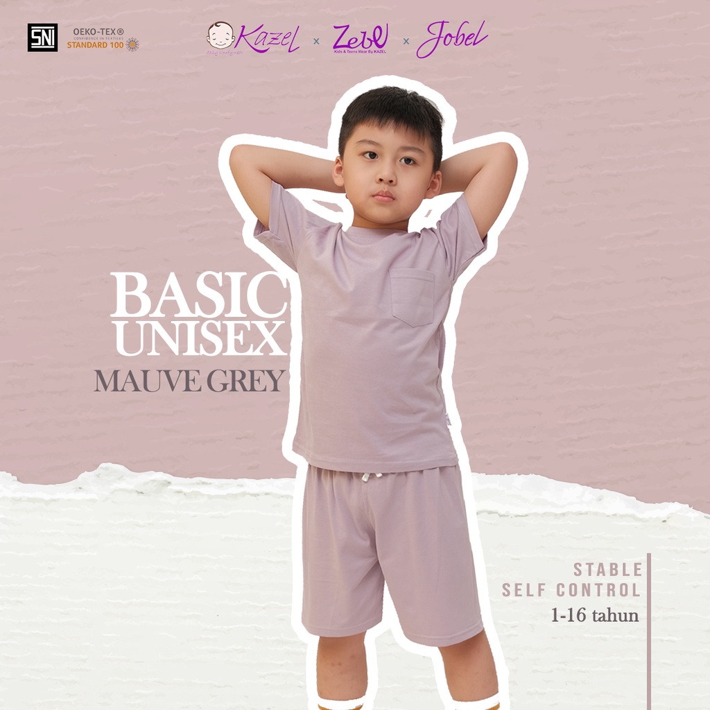Jual KAZEL Tshirt Basic Pocket Unisex (1 Pcs) 1-5 Tahun | Shopee Indonesia