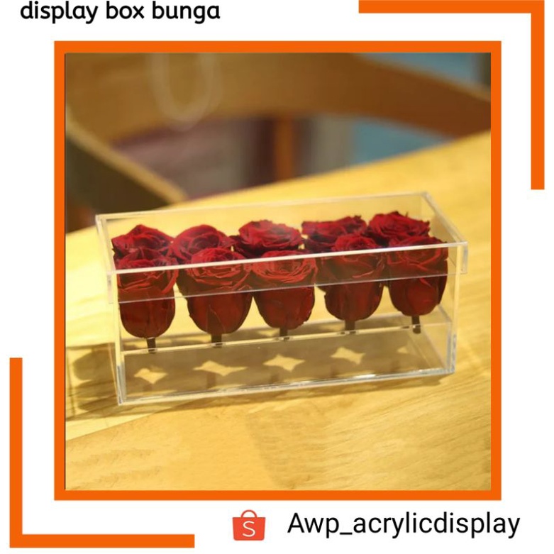 Jual Acrylic flower box/tempat bunga akrilik | Shopee Indonesia