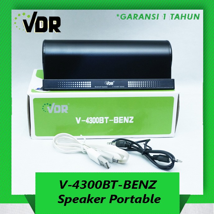 Jual SPEAKER WIRELLES VDR Portable V-4300BT BENZ Best Quality / KING JAY | Shopee Indonesia