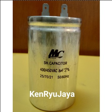 Jual Kapasitor (Capacitor) 8uf 450 Vac MC | Shopee Indonesia