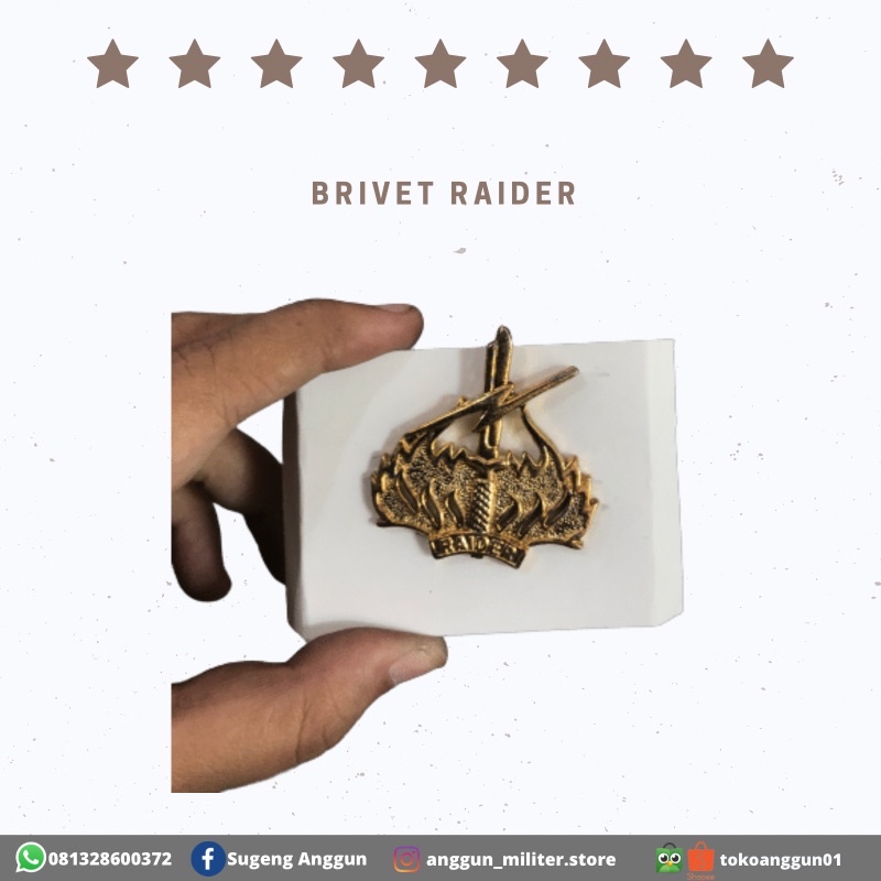 Jual Brevet Wing Raider /Pin Raider/Wing Raider Tni | Shopee Indonesia
