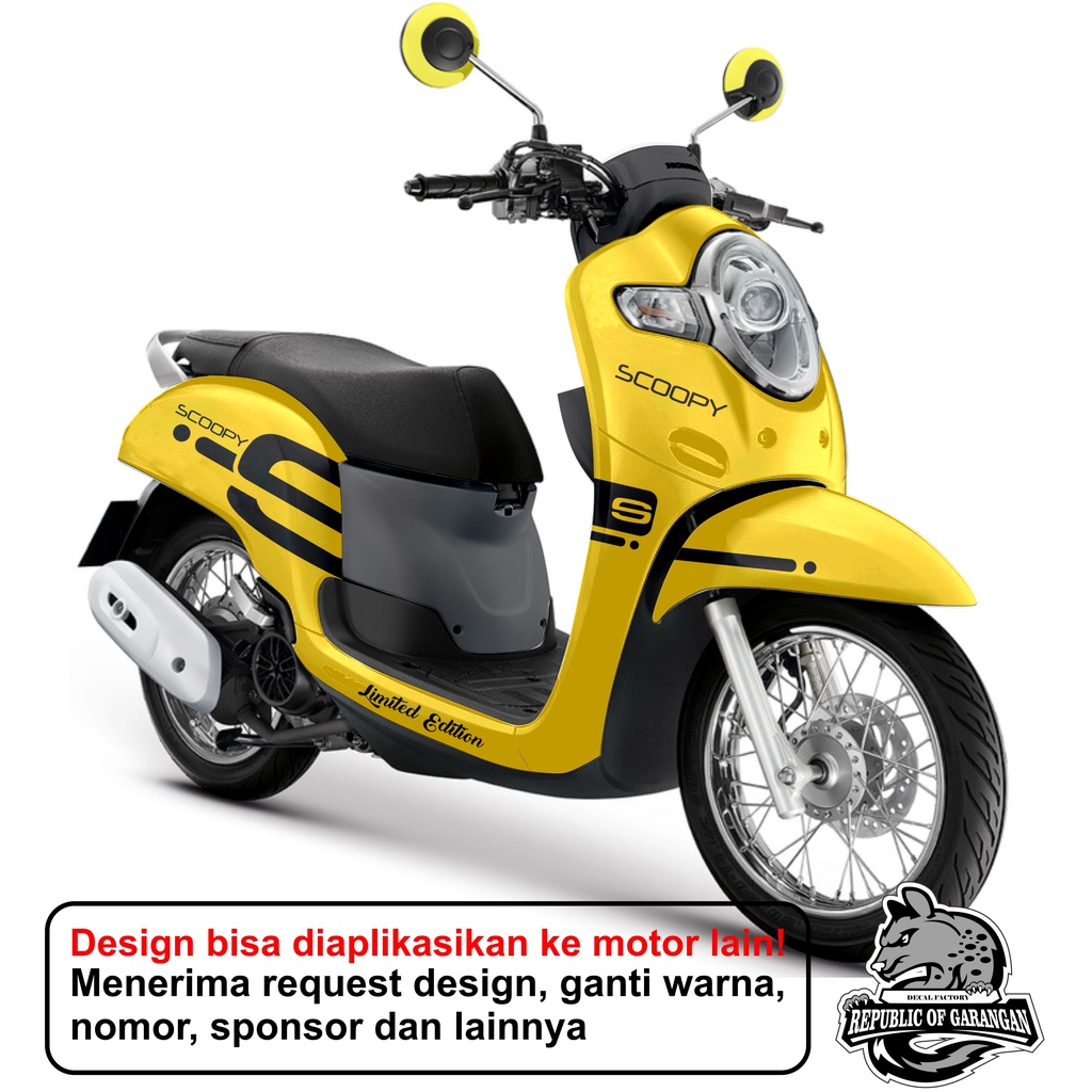 Jual Decal scoopy full body Full Blok Decal Scopy Dekal New Fi 2017 ...