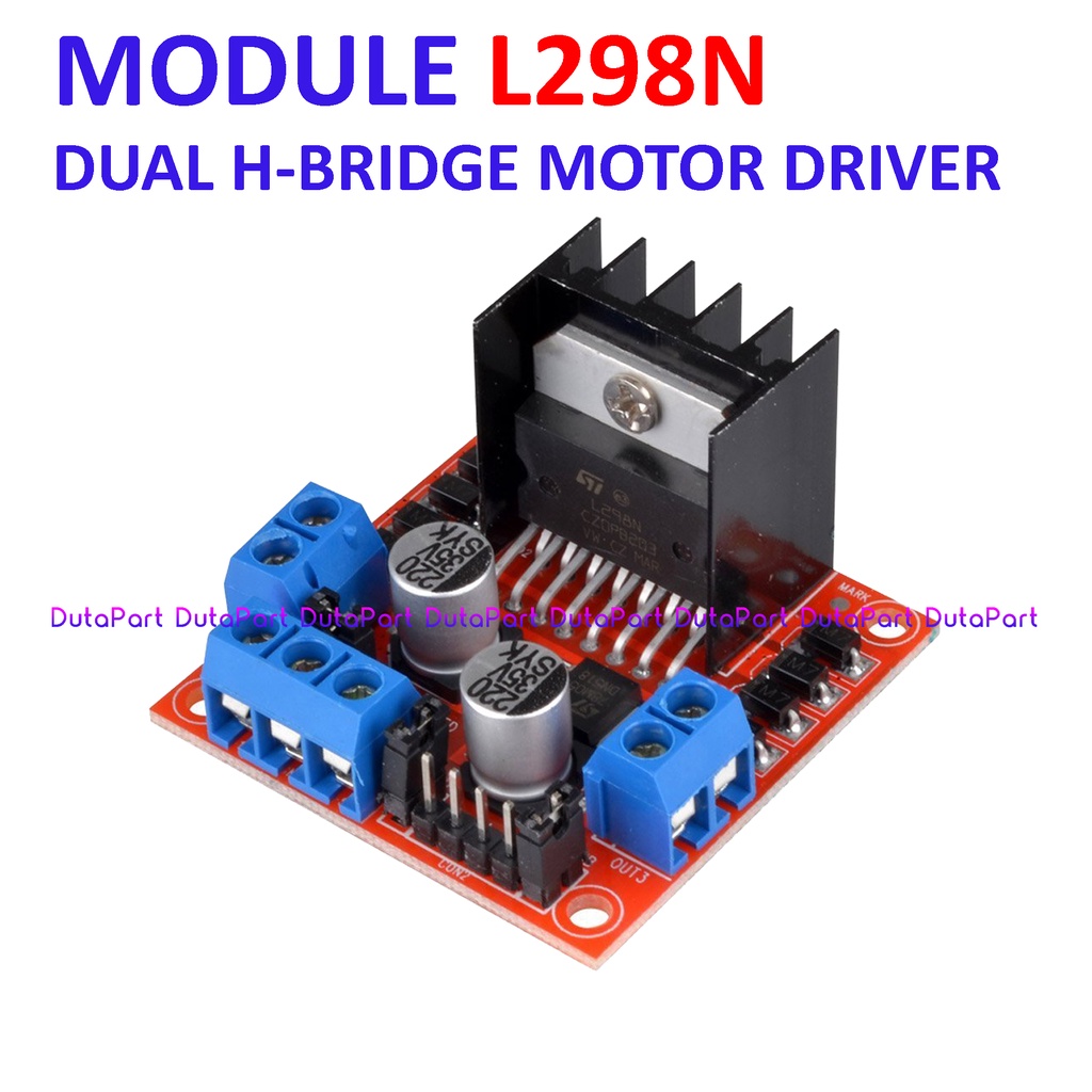 Jual [Duta-TNG] L298N Dual H Bridge DC Stepper Motor Driver Module Arduino Modul L298 | Shopee ...