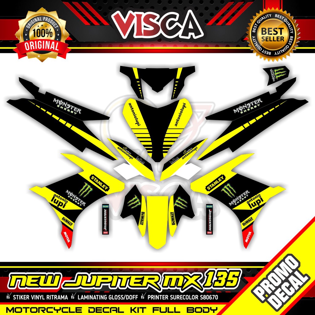 Jual Stiker Jupiter Mx 135 New Full Body Decal Jupiter Mx 135 New Full ...