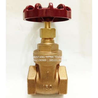 Jual GATE VALVE BRASS GALA 1 INCH | Shopee Indonesia