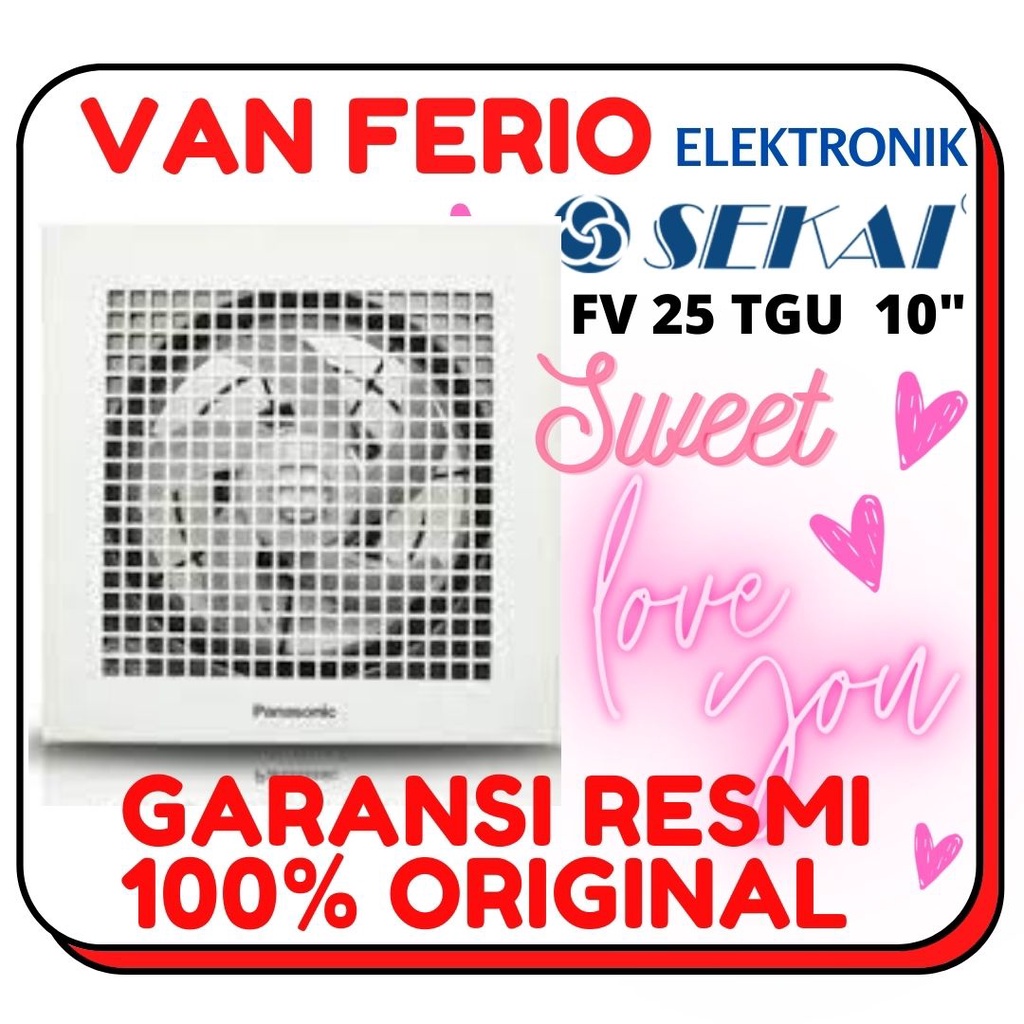 Jual PANASONIC FV25TGU / EXHAUST CEILING FAN 10 INCH PLAFON FV 25 TGU ...