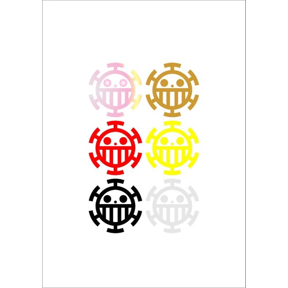 Jual STICKER TRAFALGAR LAW ONE PIECE CUTTING | Shopee Indonesia
