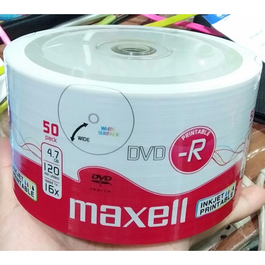 Jual DVD R PRINTABLE MAXELL 16X | Shopee Indonesia