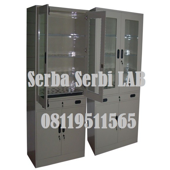 Jual Lemari GlassWare penyimpanan & pengeringan Alat laboratorium gelas ...