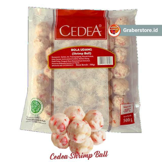 Jual Bola Udang Cedea Shrimp Ball 500GR Shrimpball Frozenfood | Shopee ...