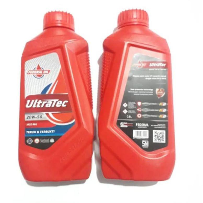 Jual eI1Code OLI FEDERAL OIL ULTRATEC SAE 20W-50 JASO MA API SG ISI ...