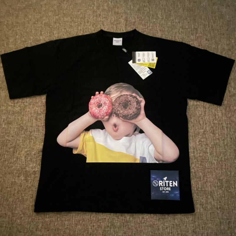 Jual ADLV Donut 1 Tee Black Original | Shopee Indonesia