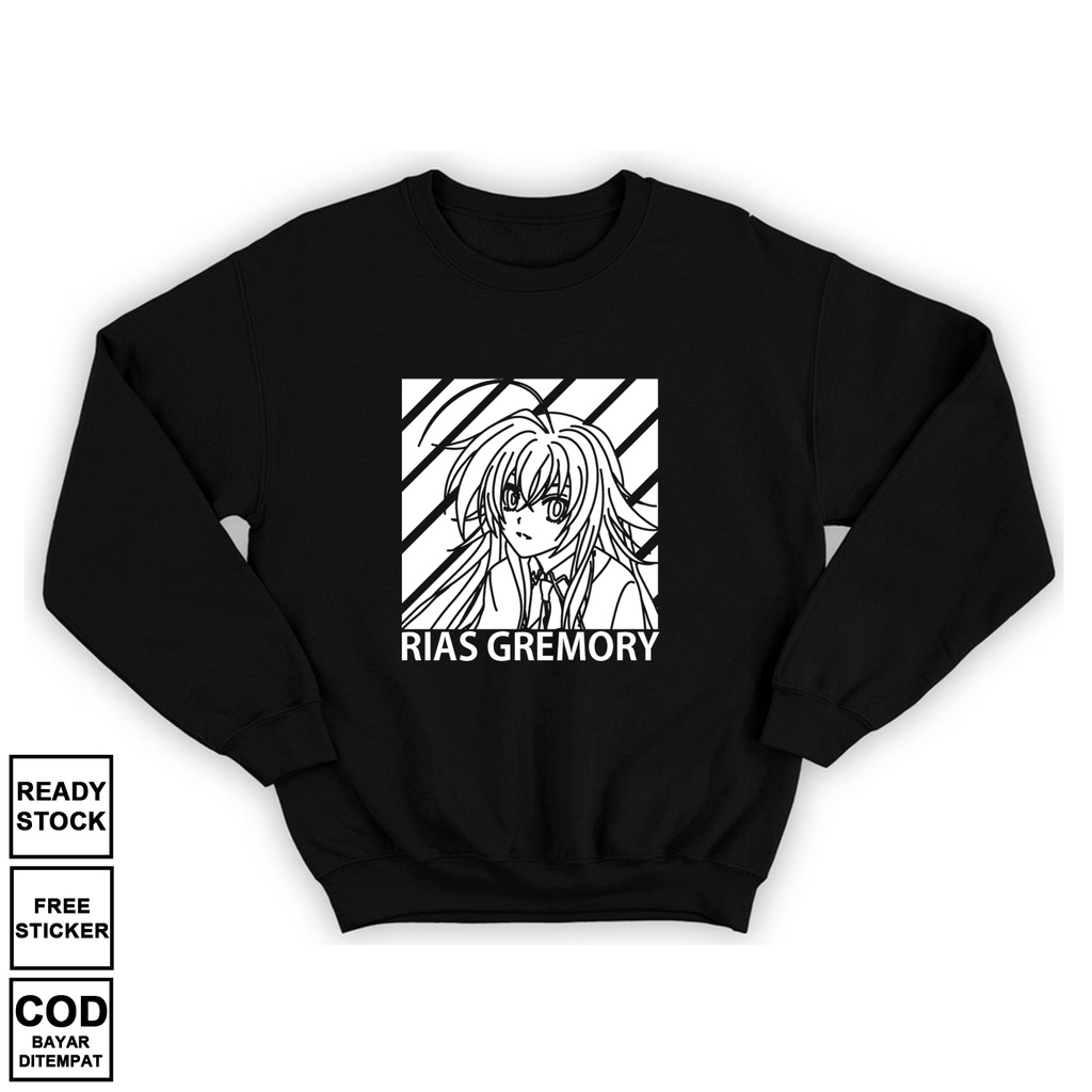 Jual SWEATER WAIFU ANIME MANGA RIAS GREMORY HIGH SCHOOL DXD RUNEAS ...
