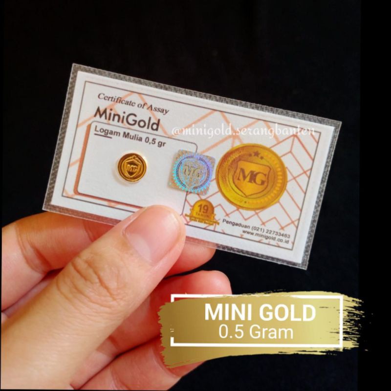 Emas MiniGold 0 5 gram Turun Harga