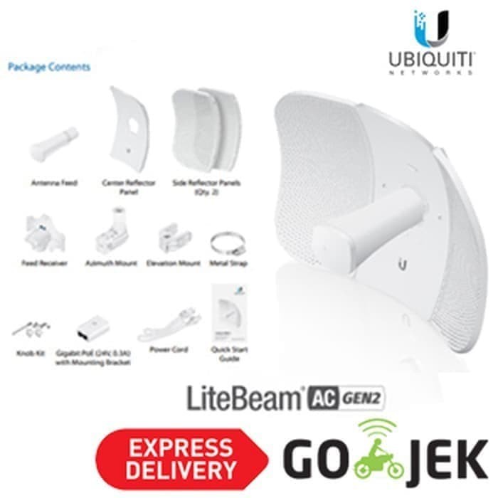 Jual ubiquity litebeam ac gen2 23dbi lbe 5ac gen2 Ubiquiti litebeam ac ...