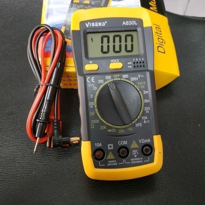 Jual Digital multimeter multitester avometer A830L Visero | Shopee ...