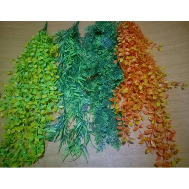 Jual Daun rambat plastik artificial daun plastik group daun decorasi ...