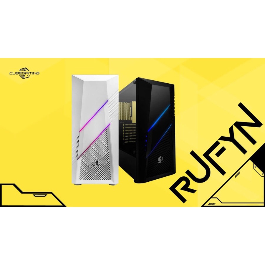 Jual Casing CUBE GAMING RUFYN ATX TEMPERED / Casing PC Gaming | Shopee ...